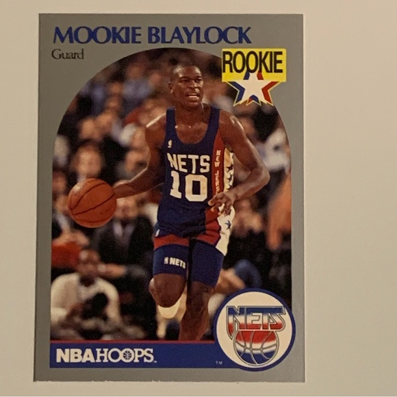 NBA HOOPS | Toys | 99 Nba Hoops New Jersey Nets Mookie Blaylock 193 ...